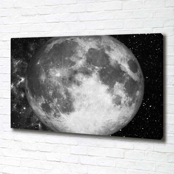 Brayden Studio Mond - Kunstdrucke auf Leinwand - Wrapped Canvas | Wayfair.de